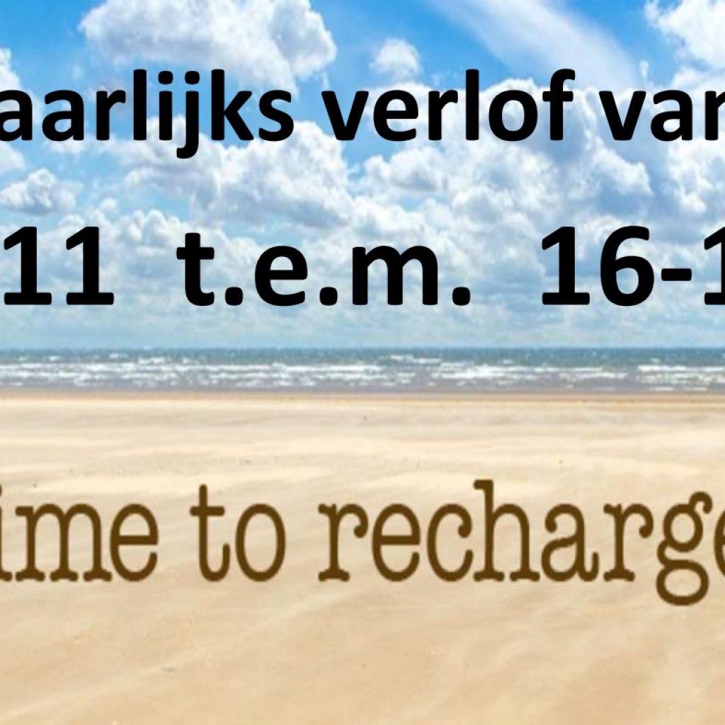 jaarlijks verlof Fun City